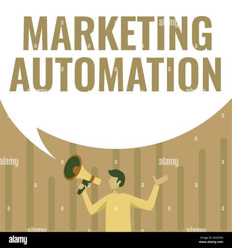 Sign Displaying Marketing Automation Internet Concept Software Used By