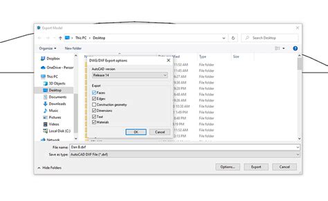 Export D Dxf Pro SketchUp Community