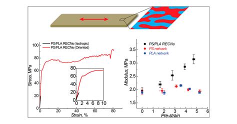 Stress Induced Orientation Of Cocontinuous Nanostructures Within Randomly End Linked Copolymer