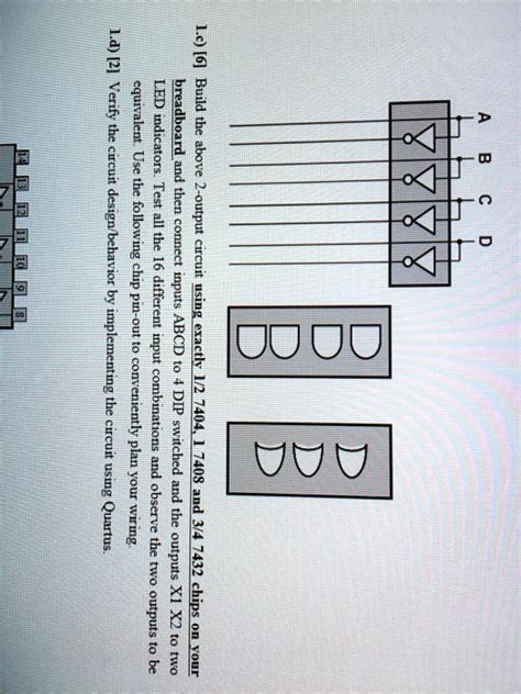 solved 1 [2] verify the circuit design behavior by implementing the