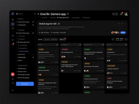 Team Management Dashboard Design Concept Dashboard Design Concept