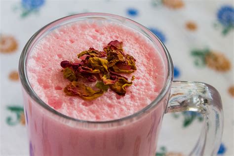 Gulab Lassi Rose Flavored Lassi Kali Mirch By Smita