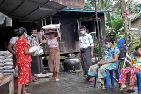 ဇလွန်မြို့နယ်၌ ပုံမှန်ဝင်ငွေမရှိသော အခြေခံလူတန်းစား အိမ်ထောင်စုများအား