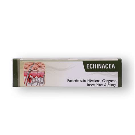Echinacea Cream For Bacterial Skin Infections Gangrene Insect Bites