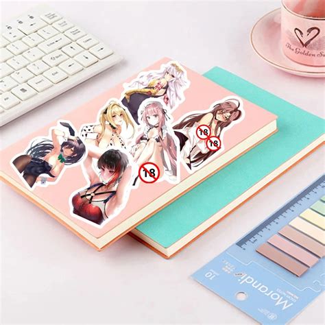 Anime Waifu Stickers Waterproof Hentai Decals For Adults Anime Snacks