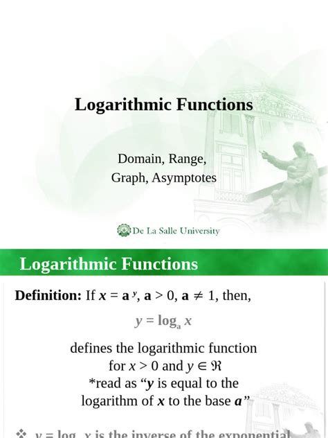15 logarithmic functions 1 1 pdf logarithm exponential function