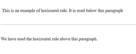 Html Horizontal Line Learn How To Use The Hr Tag In Html Shiksha Online