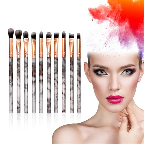10pc Portable Makeup Brush Sets Brush Eye Brush Sets