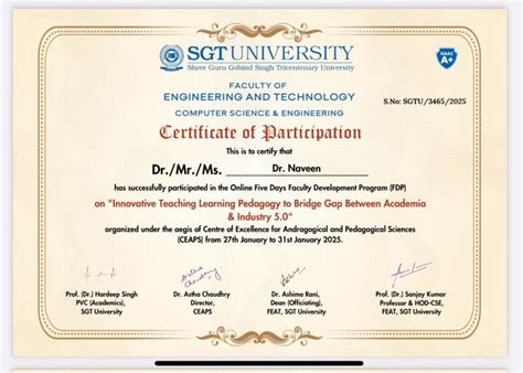 Fdp Teachinginnovation Academiaindustrycollaboration Industry50 Pedagogy Lifelonglearning