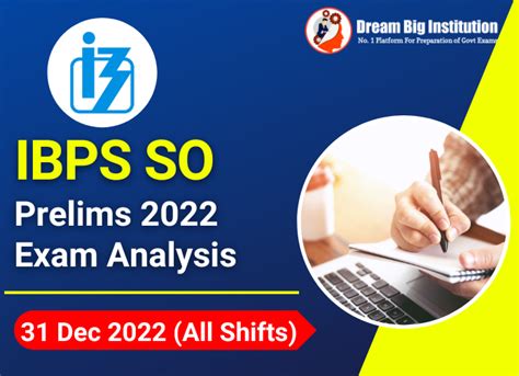 IBPS SO Prelims Exam Analysis 31 December 2022 All Shifts