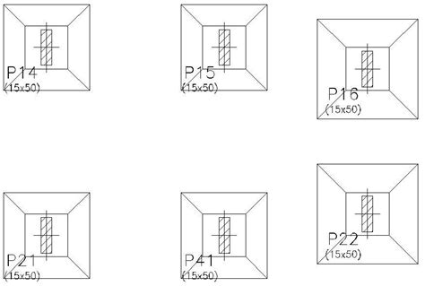 Footing And Column Details Autocad Dwg File Cadbull