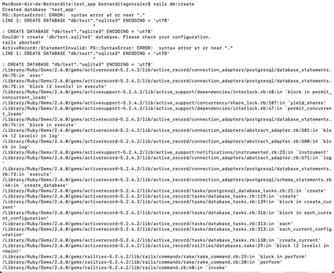 nodatabaseerror fatal database test app does not exist · issue 81