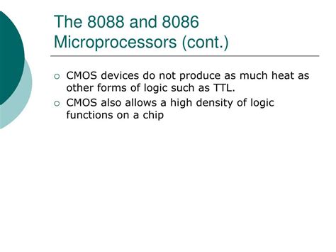 Ppt The 8088 And 8086 Microprocessors Powerpoint Presentation Free