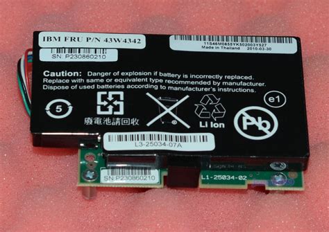 W W IBM TARJETA MATRIZ BATERIA IBM SERVERAID MR I MR M M SAS SATA C