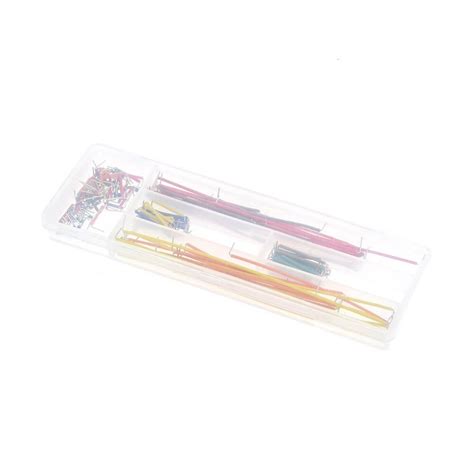 kit jumpers rígidos 140 unidades com caixa bit maker arduinos