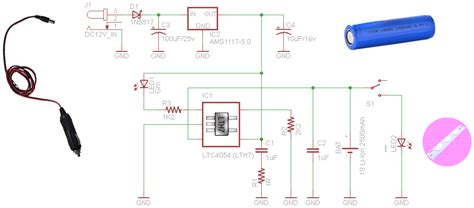 Circuit Diagram Of Rechargeable Flashlight
