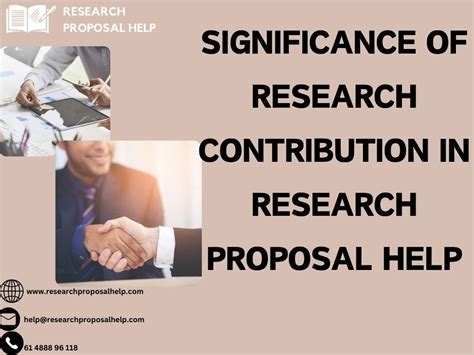 Significance Of Research Contribution In Research Proposal By Kritika