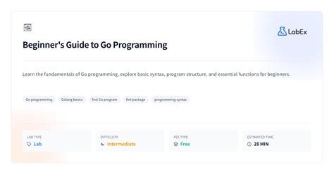 Guia Para Iniciantes Em Programação Go Aprenda Golang Labex