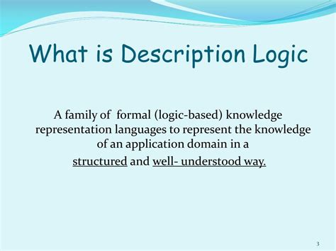 Ppt Description Logics Powerpoint Presentation Free Download Id1990730