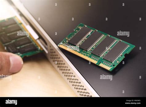 Computer Memory Ram Upgrading The Personal Computer Stock Photo Alamy