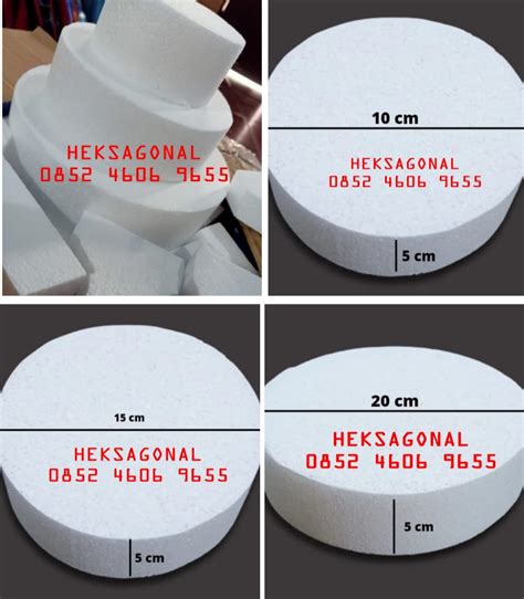 Styrofoam Kue Dummy Cake Balikpapan 085246069655 Heksagonal