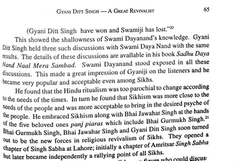 Giani Ditt Singhs Short Discussion With Dayanand Of Arya Samaj Plus