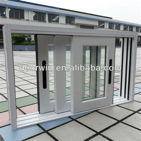Aluminium 3 Panel Sliding Windows With Msquito Screen Buy Aluminium Sliding Window 3 Track
