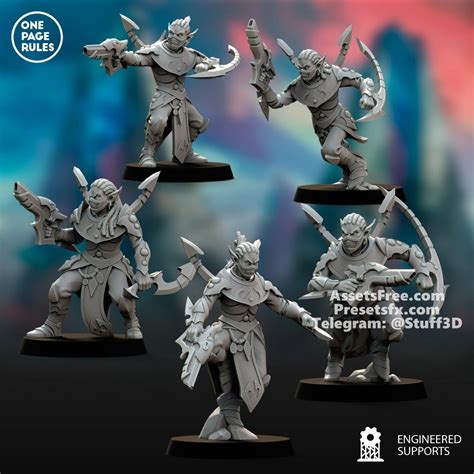 High Elf Fleet Stingers 3d Print Model Download Free