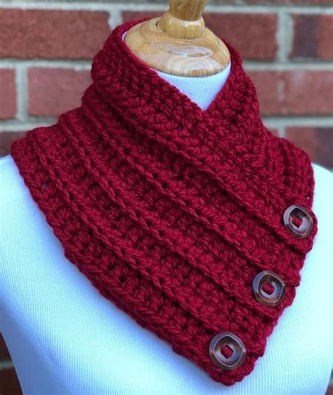 Crochet Button Scarf Pattern The Lemonade Scarf Free Crochet Scarf
