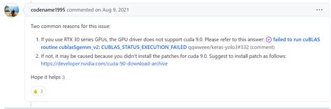 Tensorflow Gpu Failed To Run Cublas Routine Cublas Status Execution Failed