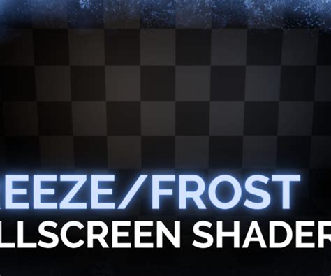 Artstation Freezefrost Fullscreen Shader Fullscreen Effects Game Assets