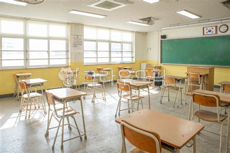 학교 교실 고등학교 School Classroom 사진이미지일러스트캘리그라피 마네루작가