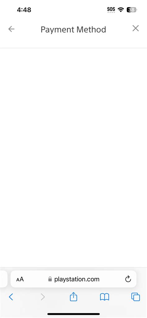 Cant Add New Payment Method On Psn Rplaystation