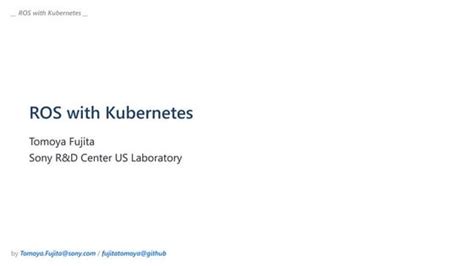Robolaunch Cloud Robotics Platform Ros With Kubernetespdf