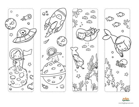 Free Printable Bookmarks To Colour Image To U