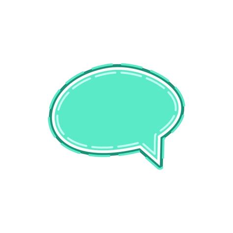 Premium Vector Cute Speech Bubble Template