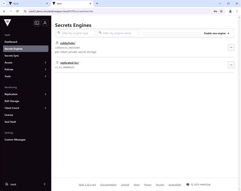 hashicorp vault enterprise performance replication on kubernetes