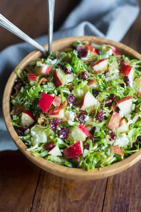 Brussels Sprout Salad With Cranberries And Pecans Tastes Better