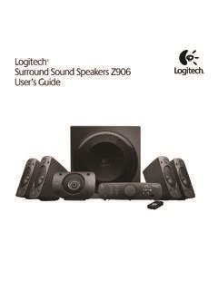 Logitech Surround Sound Speakers Z Users Guide Logitech Surround Sound Speakers Z User