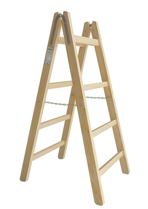 Стремянка деревянная 2x4 с перекладинами Baraniecki (арт. B24) - купить ...
