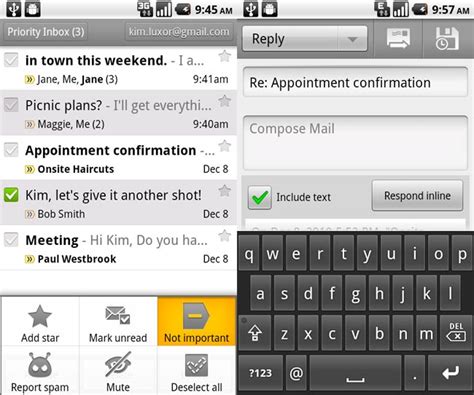 Gmail Priority Inbox Added To Gmail For Android