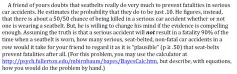 Question About Bayesian Probability Cross Validated