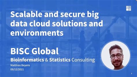 Scalable And Secure Big Data Cloud Solutions And Environments Youtube