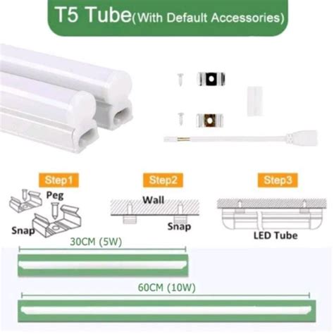 Jual Lampu TL LED T5 Tube 6W 10W 14W 18W Lampu Bohlam LED Shopee Indonesia