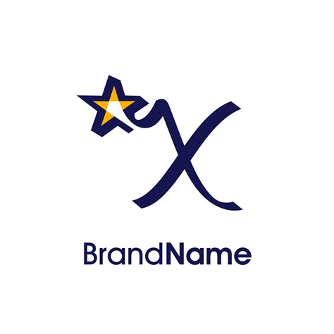 Initial X Abstract Star Logo 23626086 Vector Art At Vecteezy