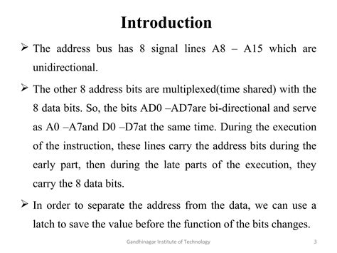 Demultiplexing Of Buses Of 8085 Microprocessor Ppt