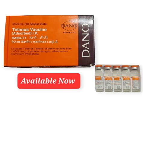 Tetanus Vaccine 10 Doses Vials Citiglobe Ltd