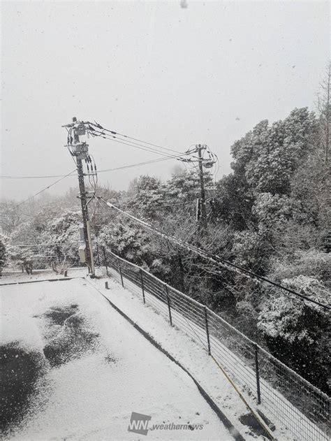 北九州市戸畑区の職場の敷地です。雪が激し 福岡県北九州市戸畑区 シゲじい福岡 ウェザーニュース