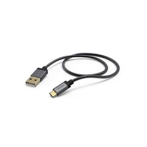 Kifutott Hama Usb Type C Usb A Elite Metal Adatkábel 1 5m 173636
