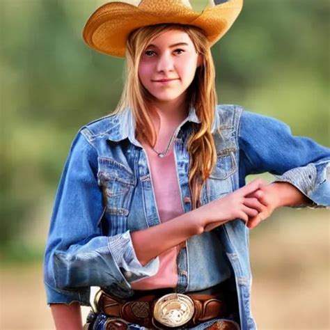 Teen Cowgirl Stable Diffusion